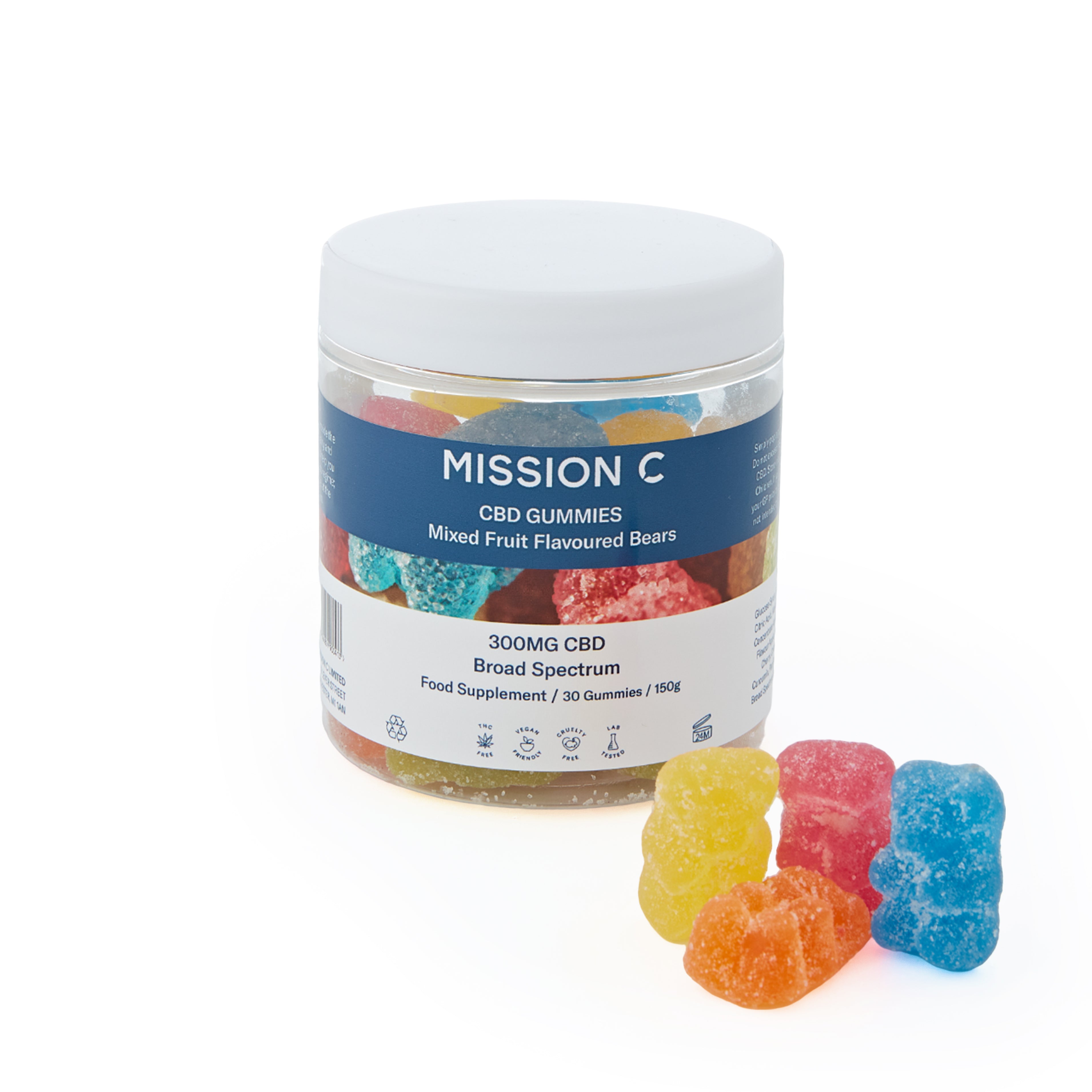 CBD Gummy Bears - Mix Fruits Flavour – Mission C