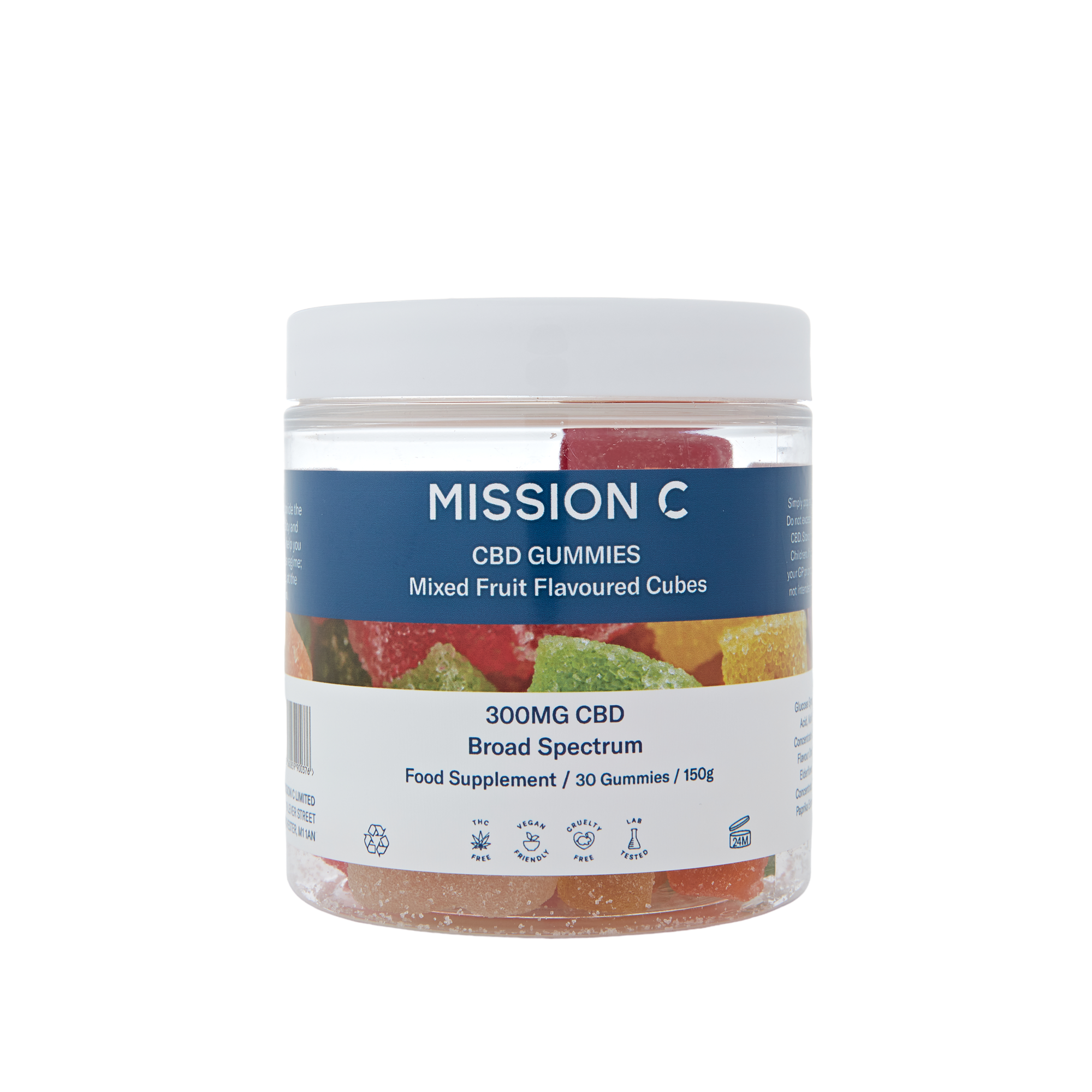 CBD Gummies - Mixed Fruit Flavoured Cubes – Mission C