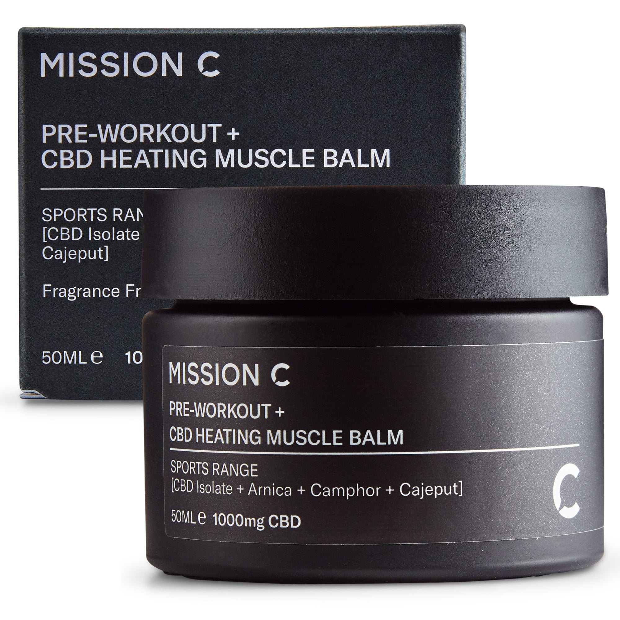 CBD Heating Muscle Balm | Pre-Workout | Mission C
